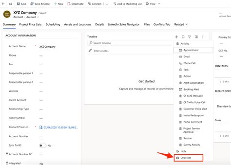 Enable OneNote Integration For Dynamics Sales Environment D Demystified