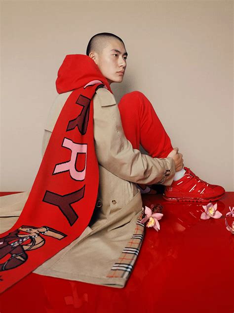 Liang Jiyuan Models Burberry Chinese New Year 2020 Capsule Collection Its Not You Its Me Media
