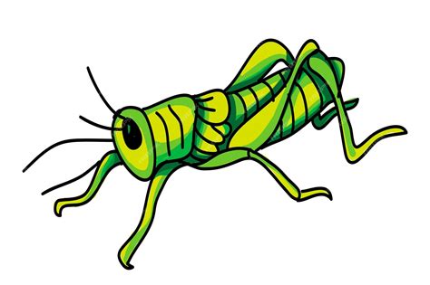 Premium Vector Doodle Cartoon Of Grasshopper In Circle Frame For Premium Vector Doodle Cartoon Of Grasshopper In Circle Frame For