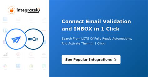 Email Validation INBOX Integration Connect In 1 Click