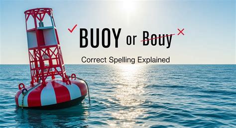 Buoy Or Bouy Correct Spelling Explained