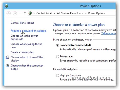 Windows Disable Required Password When Waking Computer From Sleep Solveyourtech