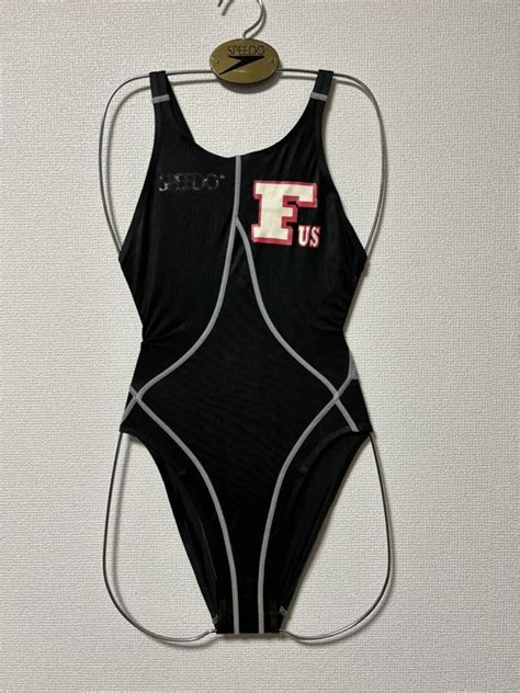 【目立った傷や汚れなし】競泳水着 Speedo ハイカット G Suit アクアブレード ブラック サイズl ハイレグの落札情報詳細