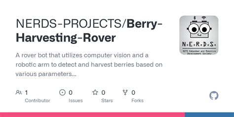Github Nerds Projectsberry Harvesting Rover A Rover Bot That