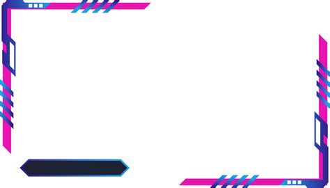 Simple Futuristic Gaming Screen Panel Png With Abstract Shapes Online