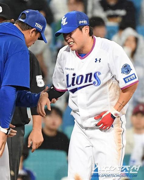 대구현장 이재현 류지혁 부상으로 결장 박진만 감독 내일까지 상태 체크해봐야