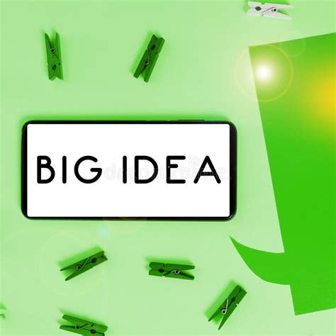 Text Showing Inspiration Big Idea Business Approach Having Great Creative Innovation Solution