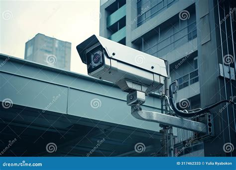motion activated security camera generate ai stock illustration