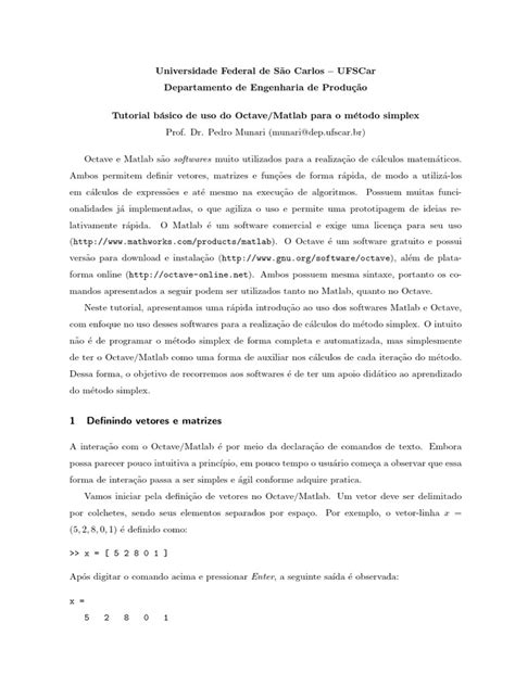 tutorial octave matlab pdf