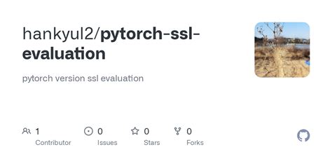 GitHub Hankyul Pytorch Ssl Evaluation Pytorch Version Ssl Evaluation