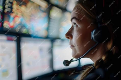 Premium Photo Cybersecurity Analyst In Security Operations Center