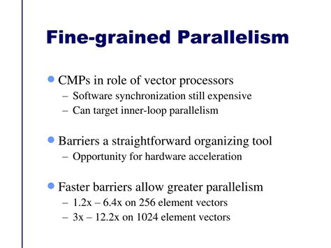 Ppt Exploiting Fine Grained Data Parallelism With Chip