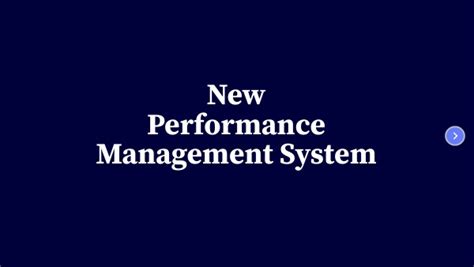 New Performance Management System