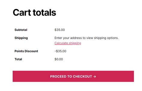 Woocommerce Points And Rewards Cart Total Discount Wpweb Documentation