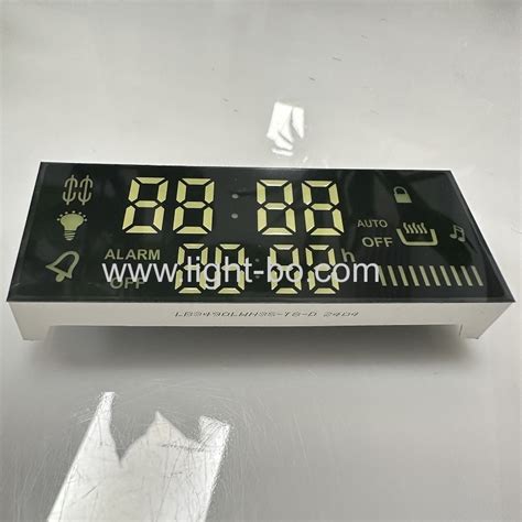Ultra Bright White Dual Line 4 Digit Led Display 7 Segment Common Cathode For Gas Cooker Over