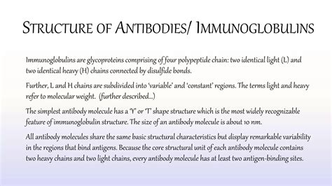 Immunoglobulins Structure Functions And Types Ppt