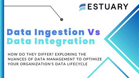 Data Ingestion Vs Data Integration How Do They Differ Estuary