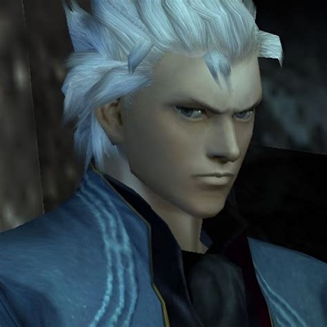 Devil May Cry Character With White Hair And Blue Eyes Девил Дьявол Дмк