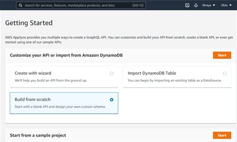 Amazon Web Services Creating An Appsync Graphql Api Geeksforgeeks
