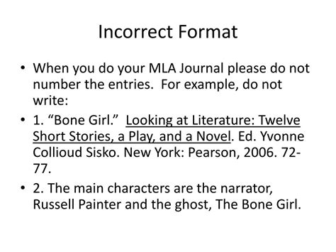 PPT MLA Journal Help PowerPoint Presentation Free Download ID