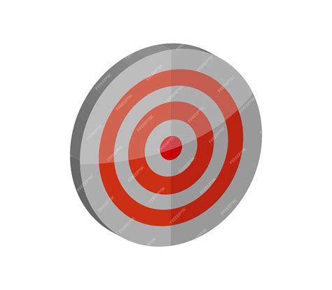 Premium Vector Three Dimensional Target