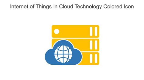 internet of things in cloud technology colored icon in powerpoint pptx