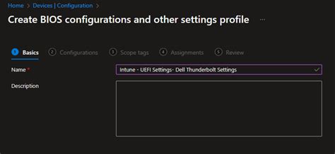 Configure Dell UEFI Settings Using Intune Configuration Profiles Mike S MDM Blog
