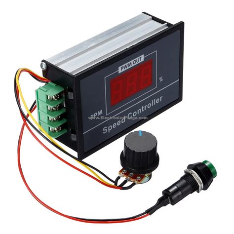 6 60V DC 30A PWM Speed Controller Adjustable Motor With Digital Display