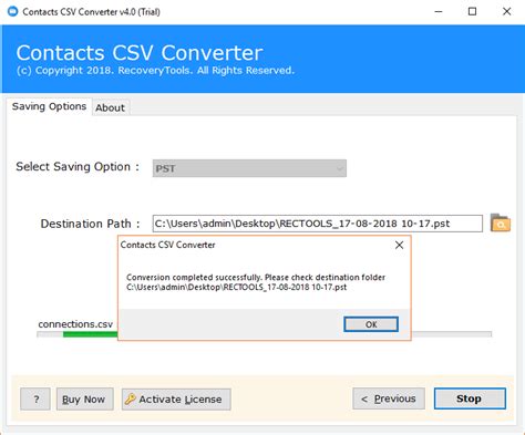 Csv Contacts Converter Export Contacts From Csv To Outlook Pst File