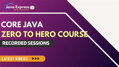 Java Express Academy Courses
