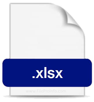 XLSX File Extension Associated Programs Free Online Tools FileProInfo