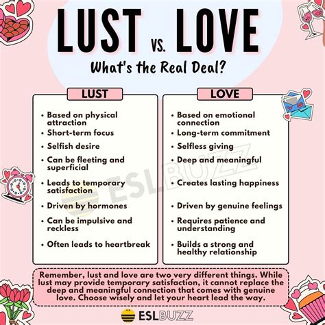 Lust Vs Love Understanding The Key Differences