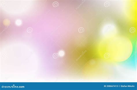 Beautiful Bokeh Circles Abstract Background Stock Illustration Illustration Of Glowing