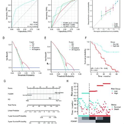 a risk score model and nomogram development and evaluation for