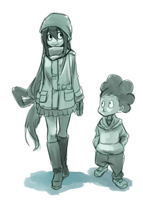 Asui Tsuyu And Mineta Minoru Boku No Hero Academia Drawn By Noshi