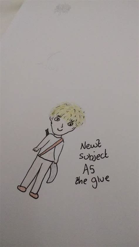 Newt Subject A5 The Glue Maze Runner Newt Fictional Characters