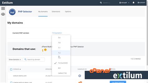 Choose Php Version Using Php Selector Cpanel • Extilum Help