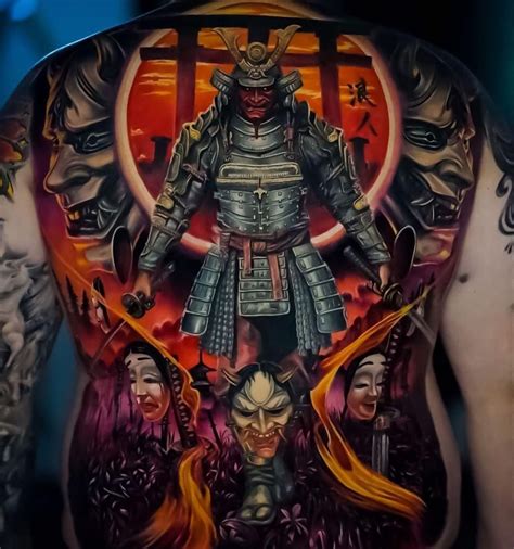 ปักพินโดย Thiago Costa ใน Fechamento De Costas Tattoo รอยสักนักรบ