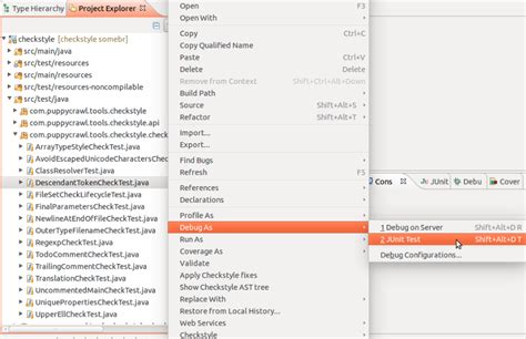 Importing And Debugging In Eclipse IDE Checkstyle
