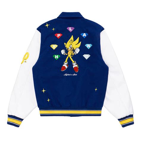 Super Sonic Varsity Jacket Navy Hypland