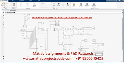 MOTOR CONTROL USING DEADBEAT CONTROLLER MATLAB SIMULINK