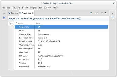 Docker Tooling User Guide Docker Tooling Perspective