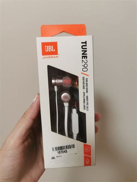 Jbl Tune In Ear Headphones Rose Gold Audio Earphones On Carousell