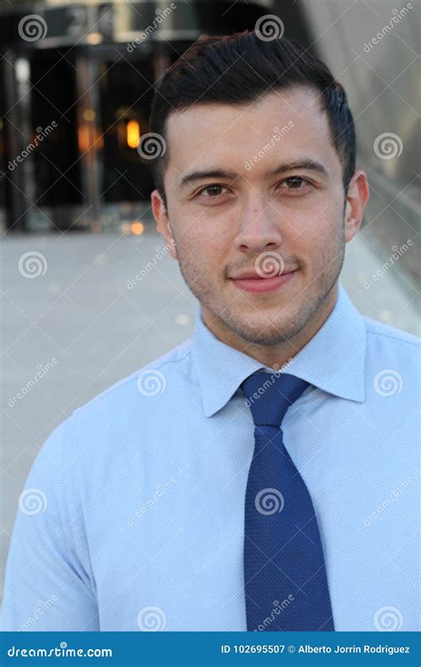 Classically Good Looking Male In Office Space Stock Image Image Of