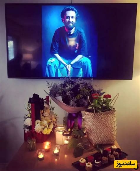 میزعزای پر از شمع و گل مهتاب اکبری، سوگند سریال لحظه گرگ و میش برای حسام محمودی در خانه‌اش روحش