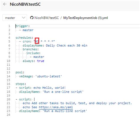 Scheduled Builds Never Trigger In Azure Devops Pipeline Stack Overflow