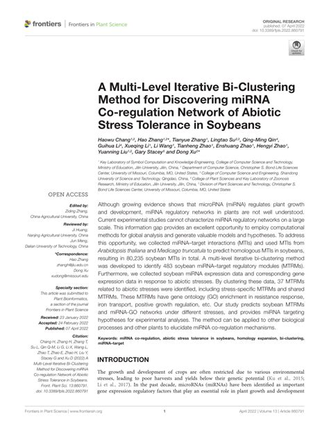 Pdf A Multi Level Iterative Bi Clustering Method For Discovering Mirna Co Regulation Network