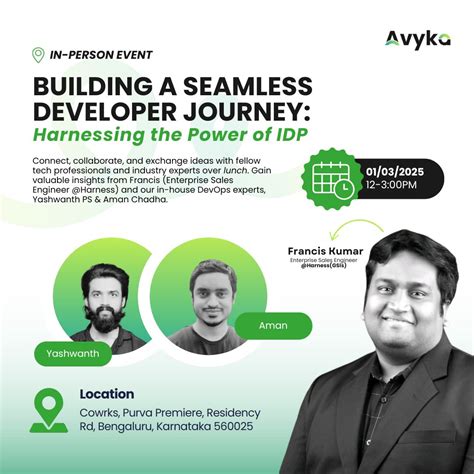 Devops Harnessingdevops Idp Developerexperience Bengalurutech