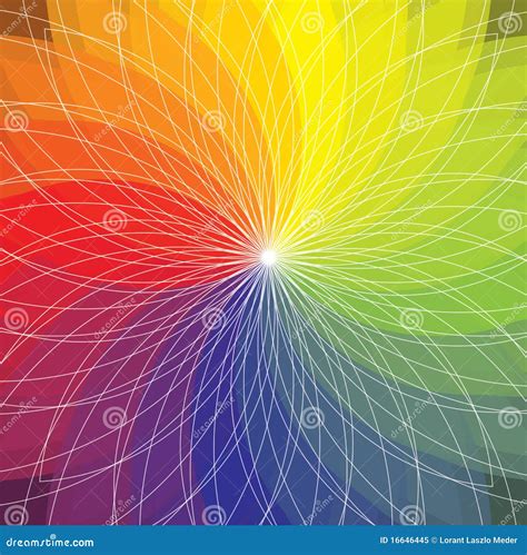 Abstract Color Spectrum Background Stock Vector Illustration Of