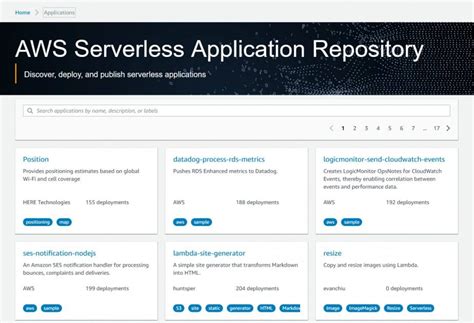 aws serverless application repository now available r aws